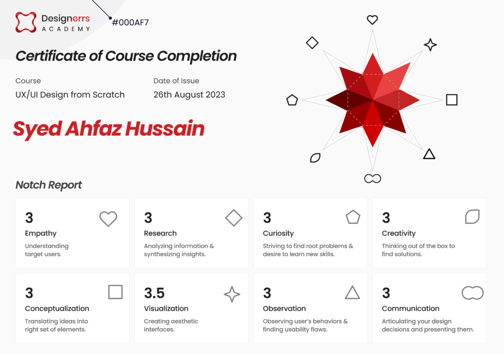 000af7-syed-ahfaz-hussain-/ | Designerrs - UI UX Design Academy.